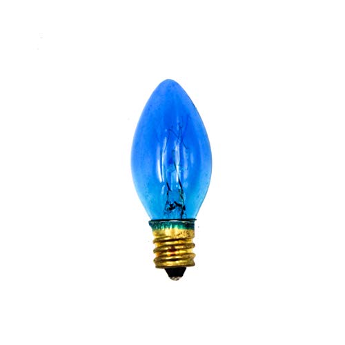 Blue Bulbs For Hanukkah Electric Menorah C7 1/2, 9ct – The Dreidel Company